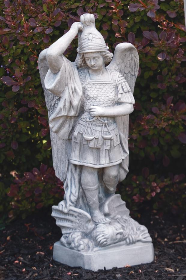 19" St. Michael – Massarelli Lawn Ornaments