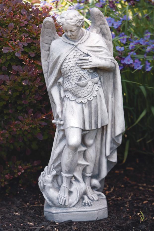 25" St. Michael – Massarelli Lawn Ornaments