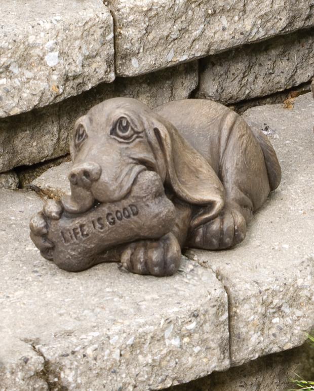 Life Is Good - Basset – Massarelli Lawn Ornaments