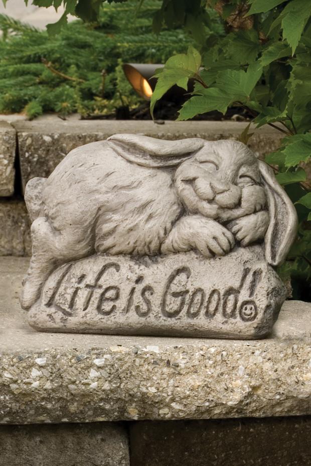 Life Is Good - Rabbit – Massarelli Lawn Ornaments