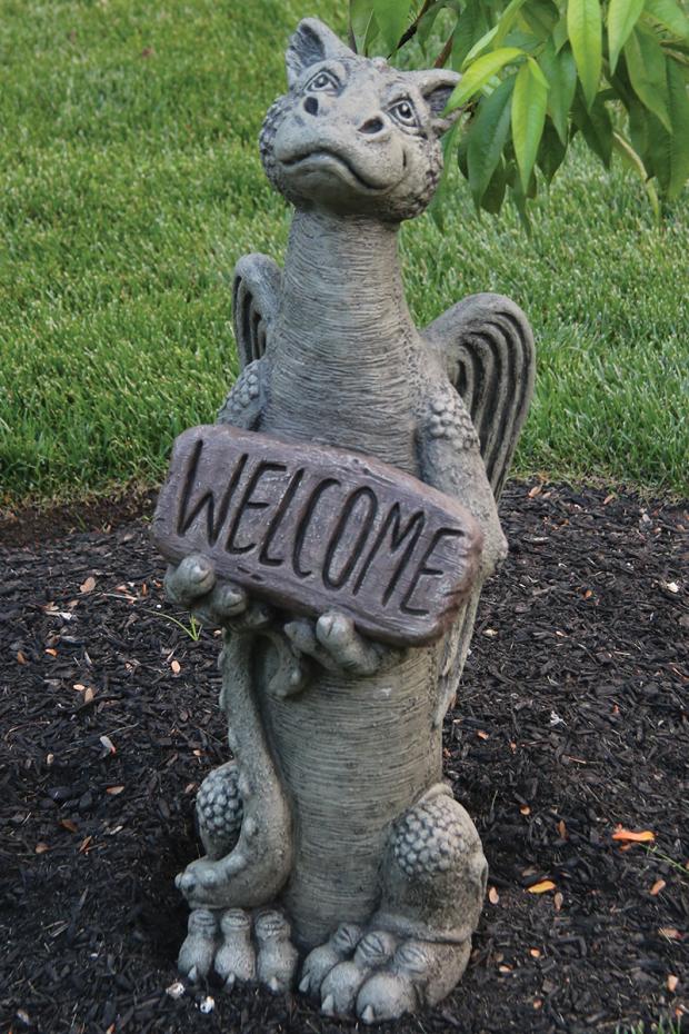 Tall Grinsey - Welcome – Massarelli Lawn Ornaments