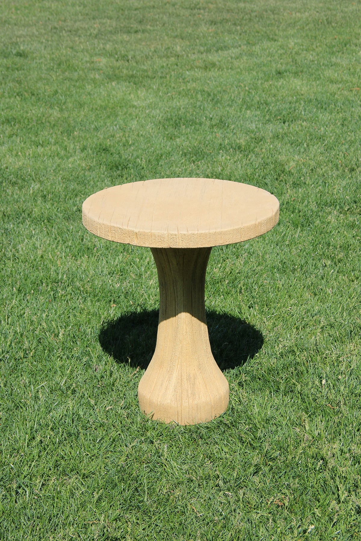 Rustic One Piece Side Table – Massarelli Lawn Ornaments